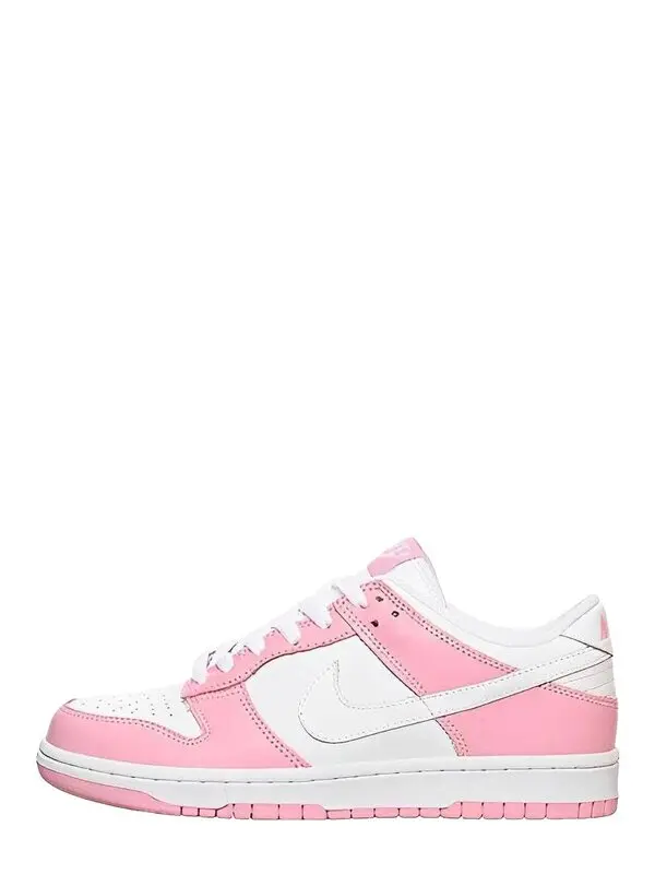 Nike Dunk Low Lace Up Sneakers - Pink