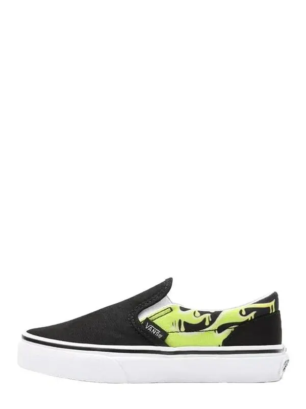 VANS Slip-on Sneakers - Black/green