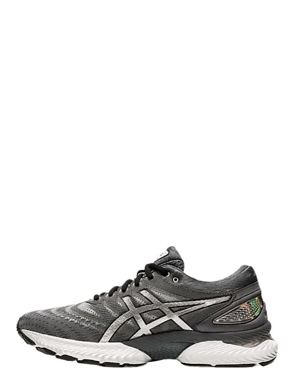 Asics Gel-nimbus 22 Platinum Athletic Sneakers - Black/silver