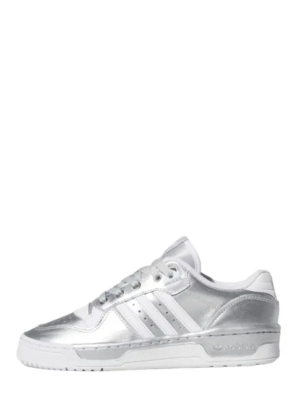 Adidas Rivalry Low Metallic Sneakers - Silver