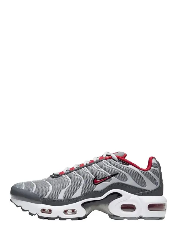 Nike Max Plus "particle Grey University Red - Grey/red
