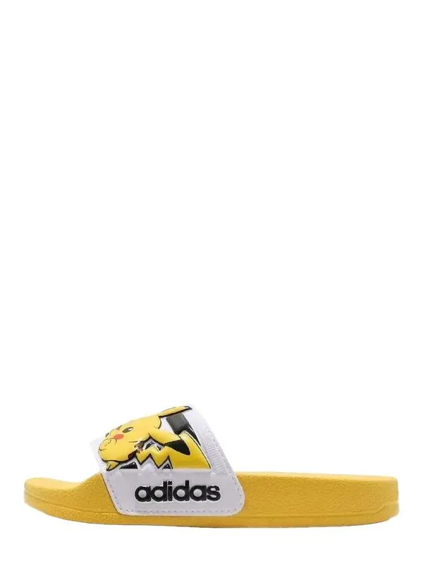 Adidas Pokemon Pikachu Adilette Slides - Yellow/black