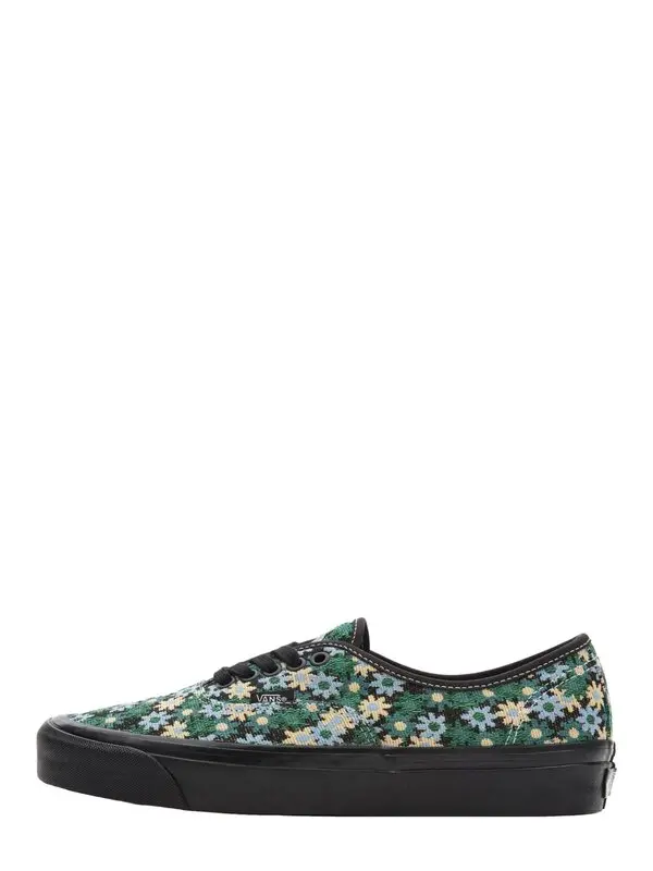 VANS Authentic 44 Dx Floral Lace-up Sneakers - Black/green/yellow