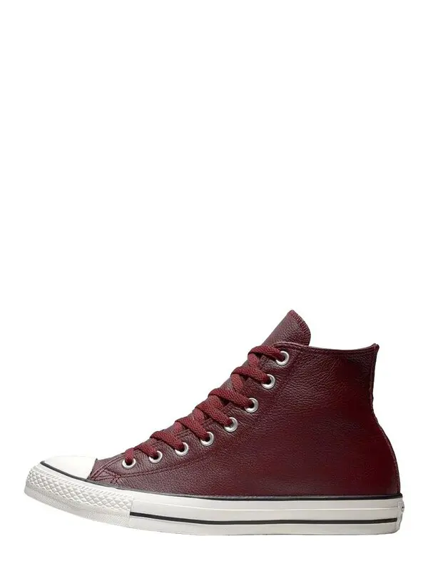 CONVERSE Chuck Taylor All Star Leather High Top - Red/white
