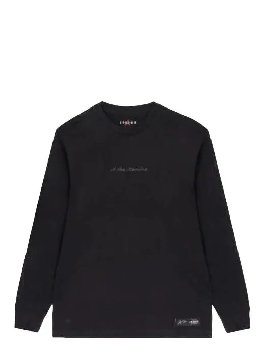 JORDAN X A Ma Maniere Long Sleeves T-shirt Medium Ash - Black