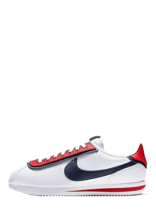 Nike Cortez Basic Se Low Top Sneakers - White/red
