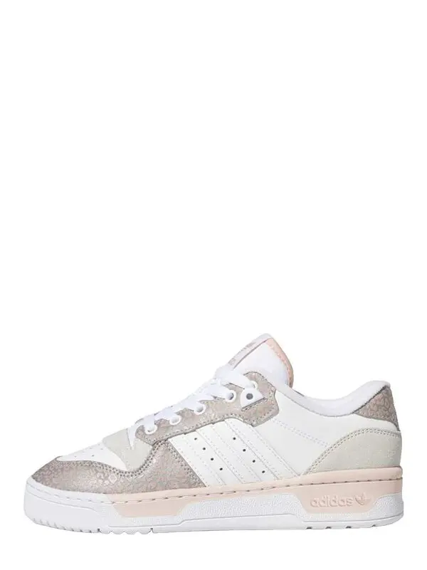 Adidas Rivalry Low 'pink Zebra Print' Sneakers - White
