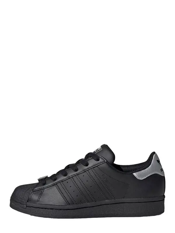 Adidas Superstar J Sneakers - Black/silver