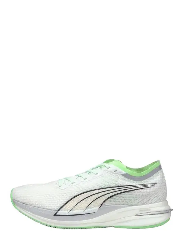 PUMA Deviate Nitro "cooladapt" Athletic Sneakers - Grey/green