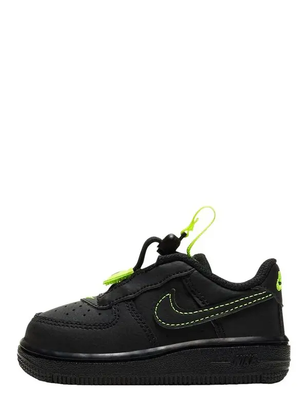 Nike Force 1 Toggle Volt High Top Sneakers - Black