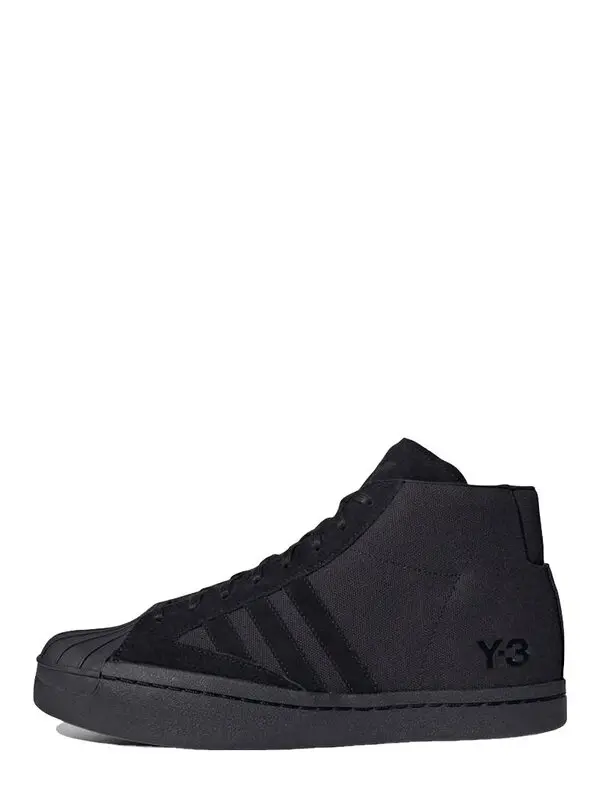 Adidas Y-3 Yohji Pro High Top Sneakers - Black