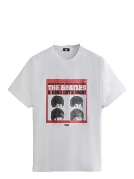 Kith For The Beatles Hard Days Night Vintage Tee - White