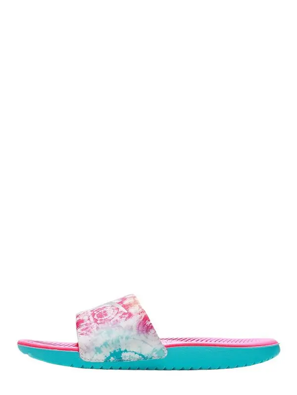 Nike Kawa Tie-dye Slides - Blue/red