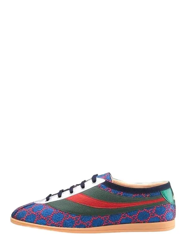 Gucci Falacer Lurex Gg Sneakers - Blue/stripe