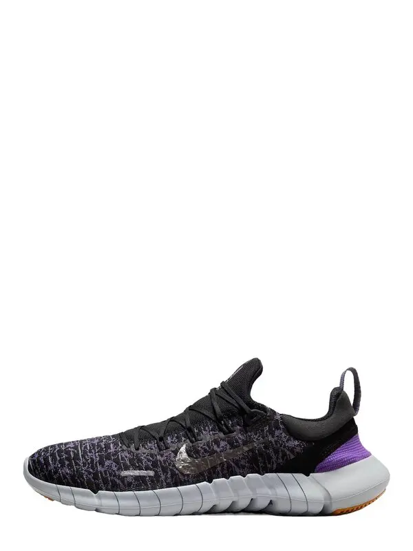 Nike Free Run 5.0 "black Canyon Purple - Black/canyon Purple/cave Purple