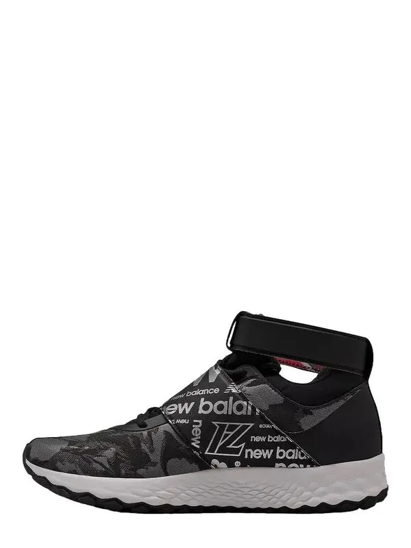 NEW BALANCE Floral Print High Top Sneakers - Black