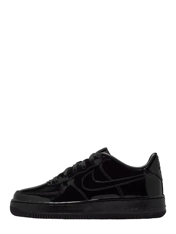 Nike Force 1 Low Patent Sneakers - Black