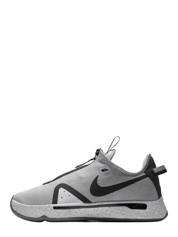 Nike Pg 4 Team "cool Grey" Athletic Sneakers - Black/gray