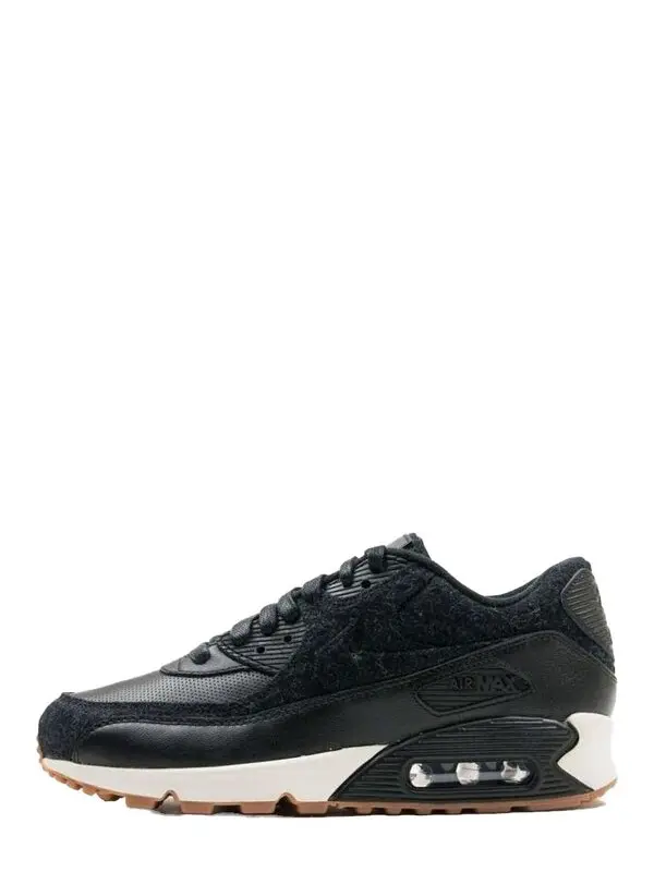 Nike Max 90 Premium Sneakers - Black/sail