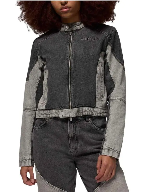 JORDAN Panel Jacket - Black/flat Pewter/iron Grey