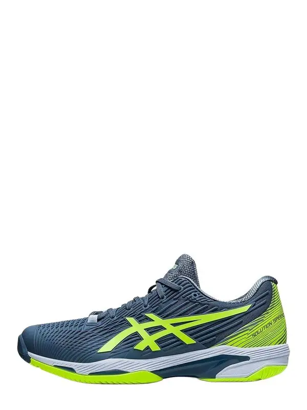 Asics Solution Speed Ff 2 Athletic Tennis Shoes - Blue/green