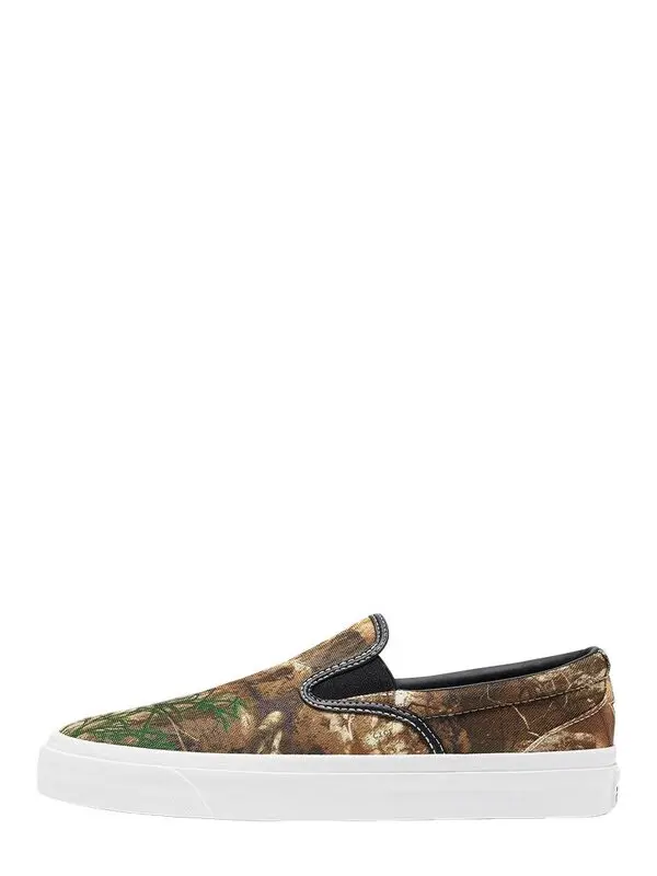 CONVERSE Realtree Camo X One Star Cc Pro Slip Cons Low Top Sneakers - Black