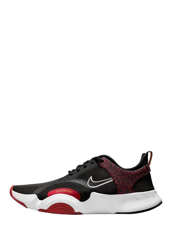Nike Superrep Go 2 Athletic Sneakers With Leopard Print - Black/red