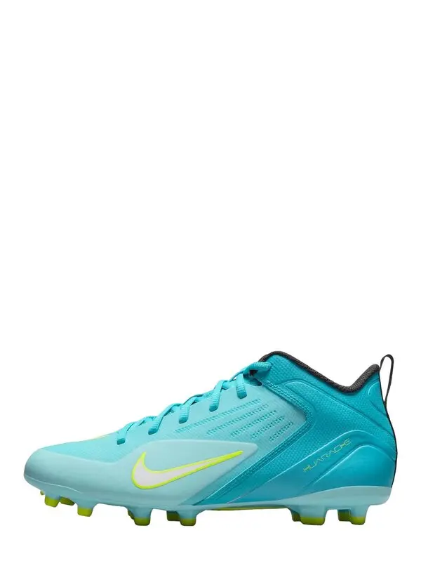 Nike Alpha Huarache 8 Varsity Athletic Cleats - Blue/yellow