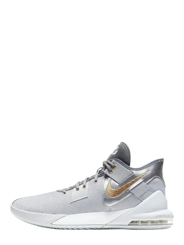 Nike Max Impact 2 High Top Sneakers - Silver/gold