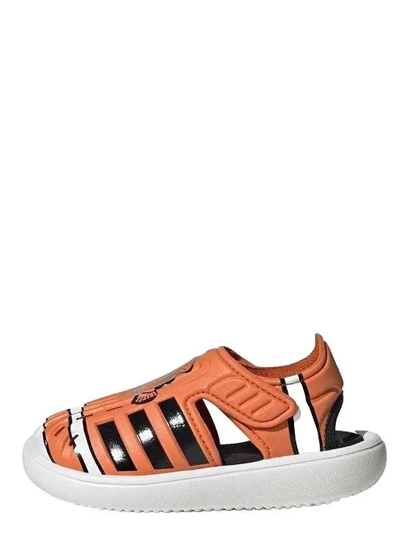 Adidas X Disney Closed Toe Summer Sandals - Orange/core Black/cloud White