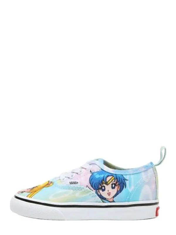 VANS Sailor Moon X Authentic Elastic Lace 'pretty Guardian' Sneakers - Blue/pink