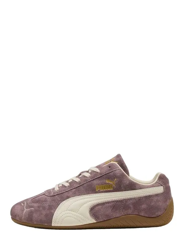 PUMA Speedcat Faded Low Top Lace Up Sneakers - Brown
