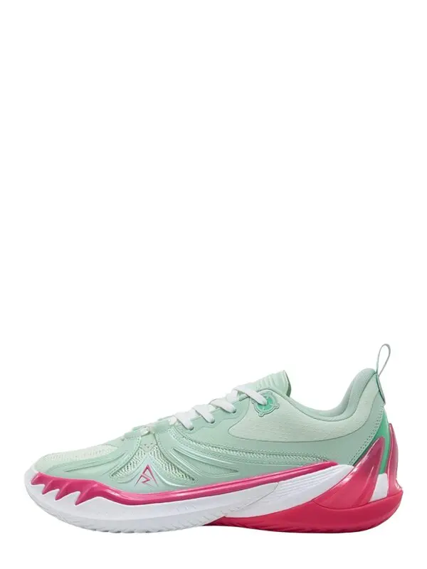 RIGORER Ar3 'melon Berry' Sneakers With Additional Insole Set - Mint Green/bright Pink/white