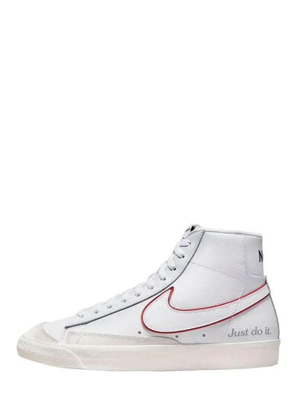 Nike Blazer Mid '77 "just Do It" High-top Sneakers - White/red