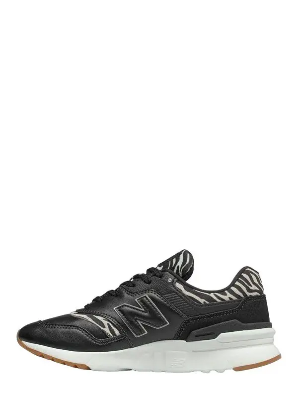 NEW BALANCE 997h Zebra Print Sneakers - Black