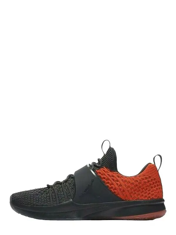 JORDAN Air Trainer 2 Flyknit Sneakers - Anthracite/gamma Orange