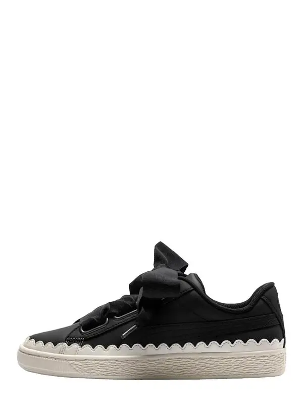 PUMA Basket Heart Scallop Sneakers - Black