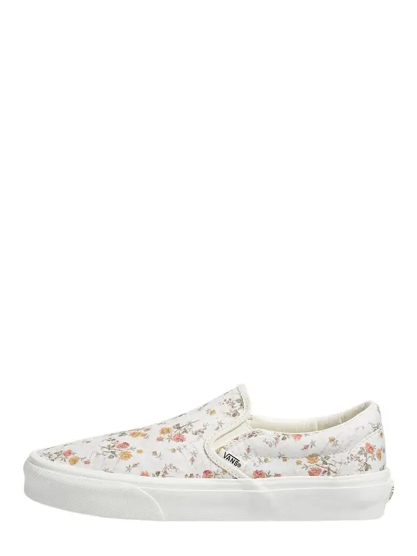 VANS Slip-on "floral Marshmallow" Casual Sneakers - White/multi-color