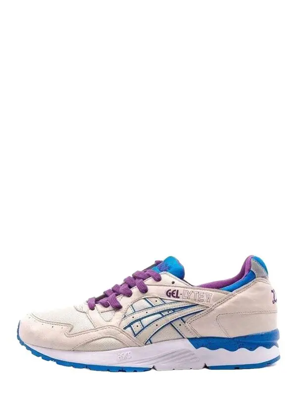 Asics Gel-lyte V Low Top Sneakers - Creamwhite/blue