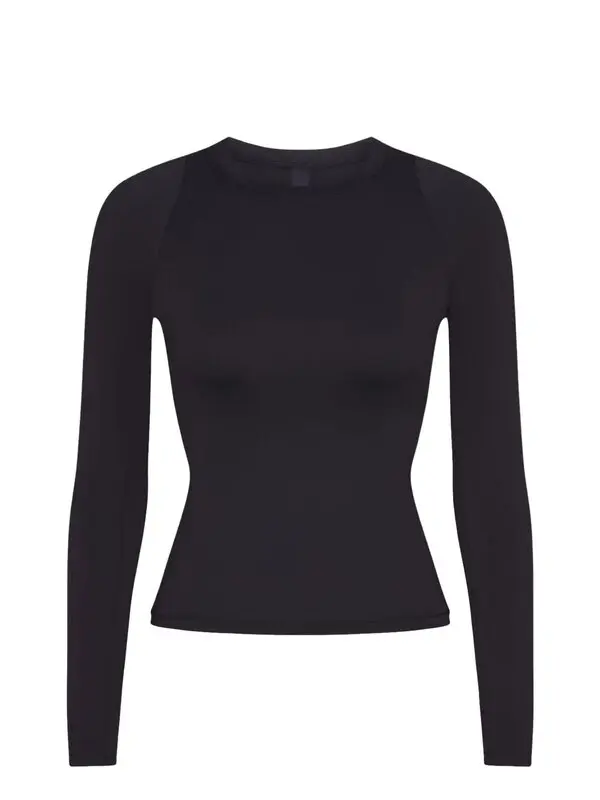 Nike X Skims Long Sleeve Crew Neck T-shirt - Obsidian