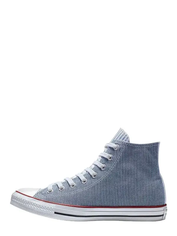 CONVERSE Chuck Taylor All Star High Top Sneakers With Pinstripe Detailing - Black