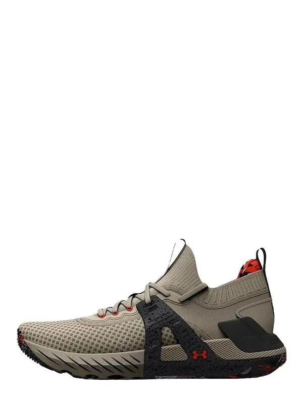 Under Armour Project Rock 4 Marble Training Shoes - Grey/red/black