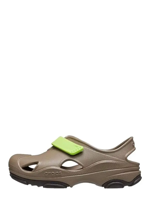 CROCS All Terrain Fisherman Sandals - Beige/green