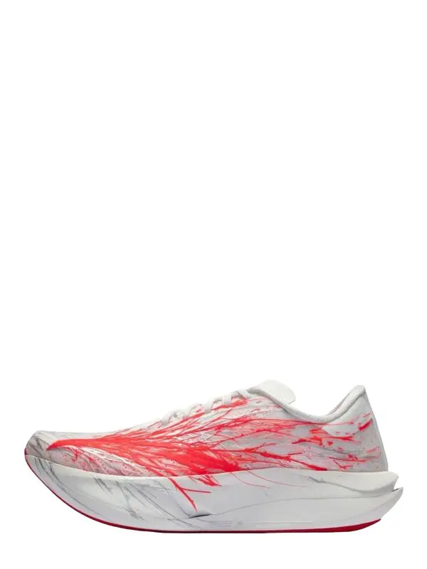 ANTA C202 Athletic Sneakers - White/red/silver