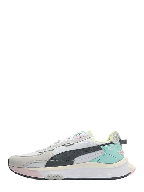 PUMA Wild Rider Layers Sneakers - Black/green