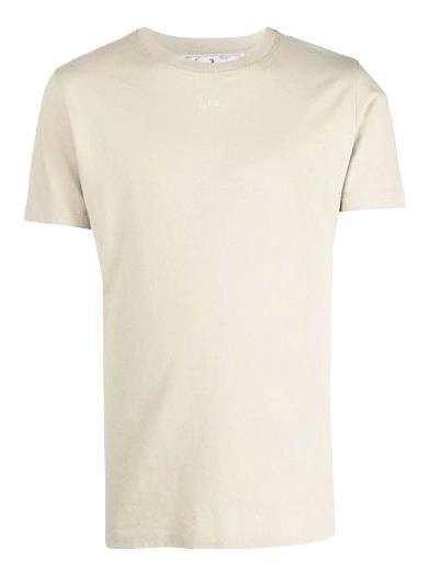 Off-White Fw21 Back Arrow Pattern Short Sleeve Ordinary Version Beige - Abbey