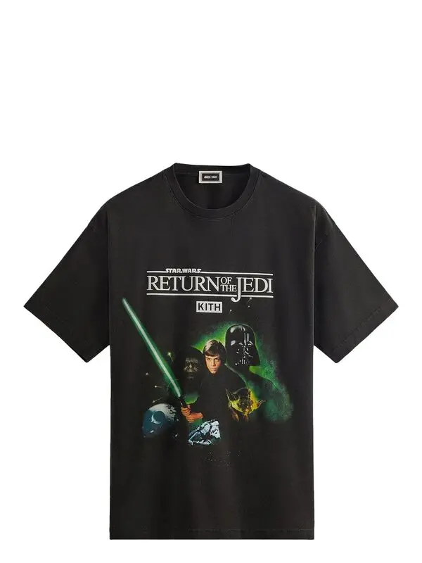 Kith X Star Wars Luke Poster Vintage Tee - Black