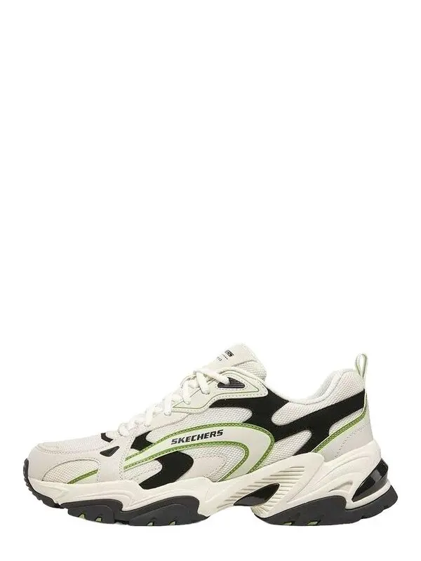 Sketchers Stamina V2 Athletic Sneakers - Beige/black