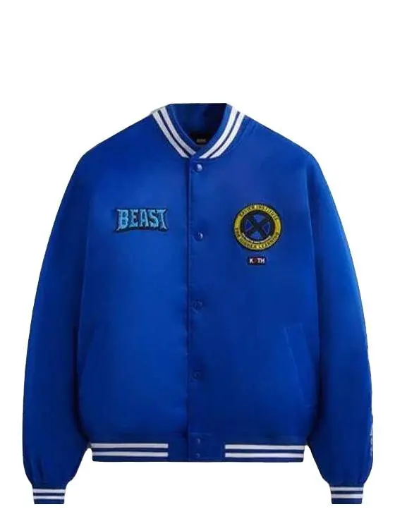 Kith For X-men Beast Satin Bomber Jacket - Cyclone