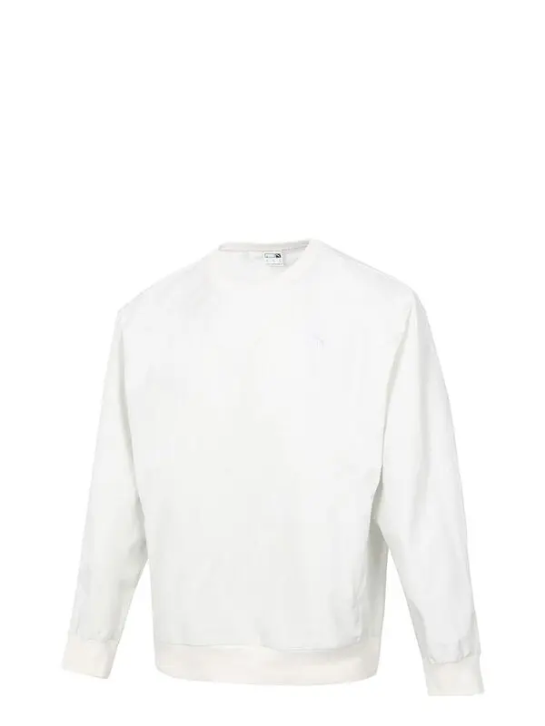 PUMA Classic Woven Crew Sweatshirt - White
